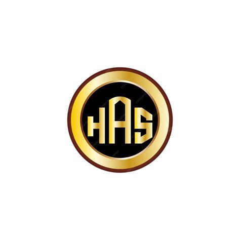 Premium Vector Creative Htb Letter Logo Design With Golden Circle