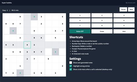 Github Tn1cksuper Sudoku Full Featured Open Source Sudoku With A