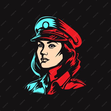 Police Woman Silhouette