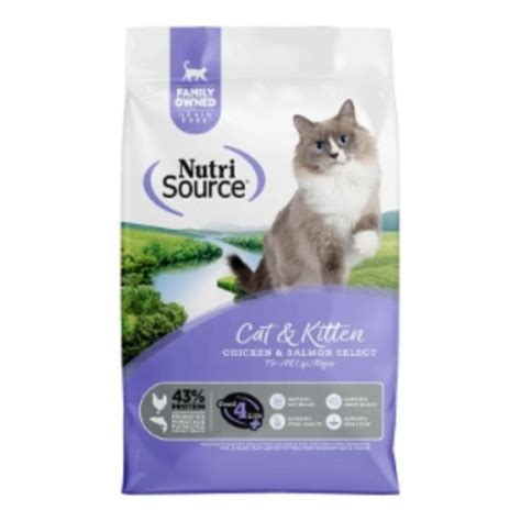 Nutrisource Cat And Kitten Select Dry Cat Food Chicken And Salmon 4lb