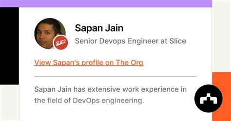 Sapan Jain Senior Devops Engineer At Slice The Org