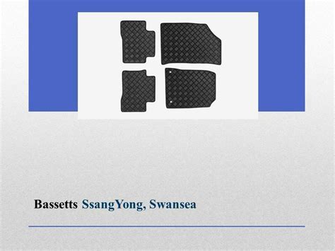 Genuine Ssangyong Musso Rubber Mat Set