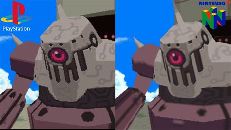 Megaman Legends PS1 VS N64 Graphics Comparison YouTube