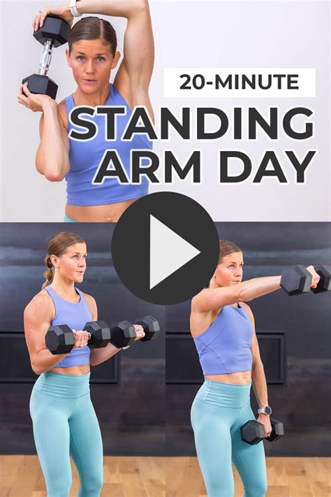 20 Min Upper Body Dumbbell Workout Video Nourish Move Love Träning