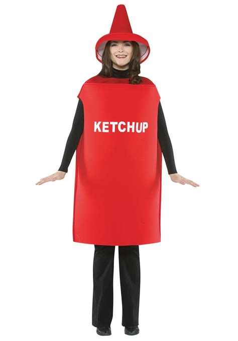 Squeeze Bottle Ketchup Adult Costume 3499