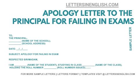 Request Letter To Principal For Revaluation Of Result Sample Letter