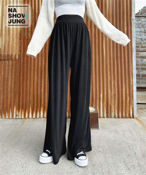 원가이하 Big 세일longandshort 자체제작 골반업 허리잘록 인생핏 잔주름 찰랑 와이드 팬츠 에이블리