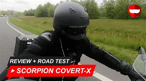 Scorpion Covert X Motorcycle Helmet Review Road Test 58 Off