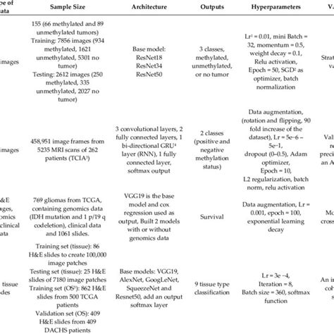 summary of cnn based models cont download scientific diagram