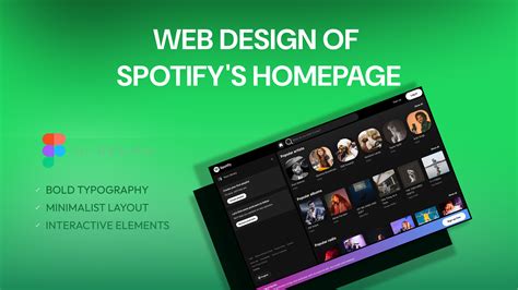 Spotify Homepage Design Figma
