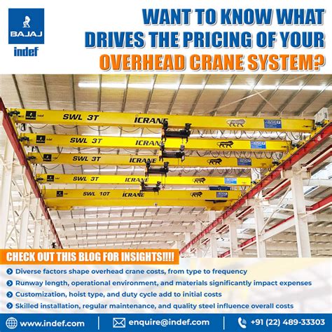 Exploring The Factors That Influence Your Overhead Crane System Cost