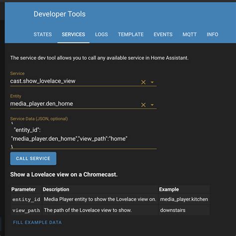 Cast Via Service Call Only Shows Connected · Issue 26897 · Home