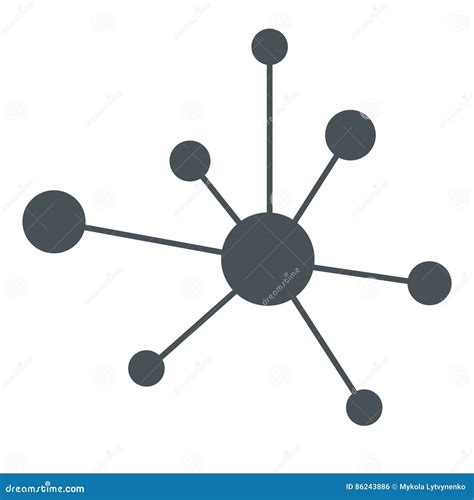 Hierarchy Icon Network Sign Stock Vector Illustration Of Company