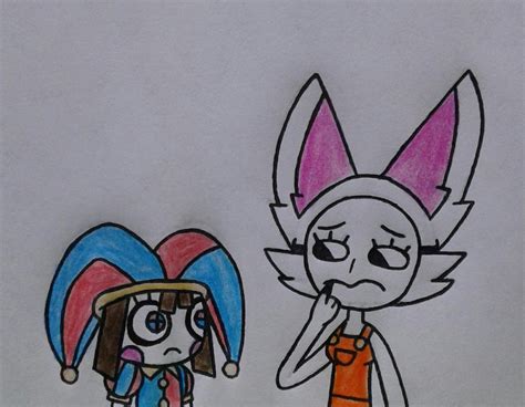 Wolfina And Pomni By Danielmier1 On Deviantart