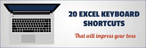 20 excel keyboard shortcuts that will impress your boss keyboard
