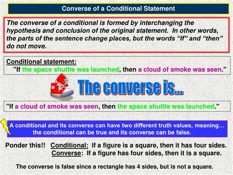 Ppt Objectives Recognize Conditional Statements Write Converses Of