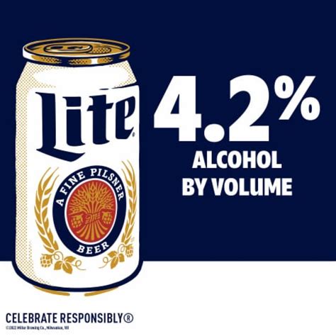 Miller Lite American Pilsner Light Lager Beer 9 Bottles 16 Fl Oz