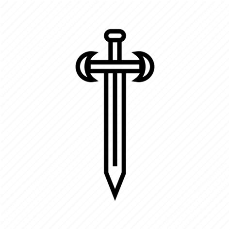 Game Weapons Sword Medieval Weapon Rpg Icon Download On Iconfinder