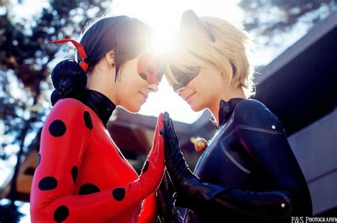 Miraculousladybug Cosplay Ladybug And Chatnoir All Credit To The