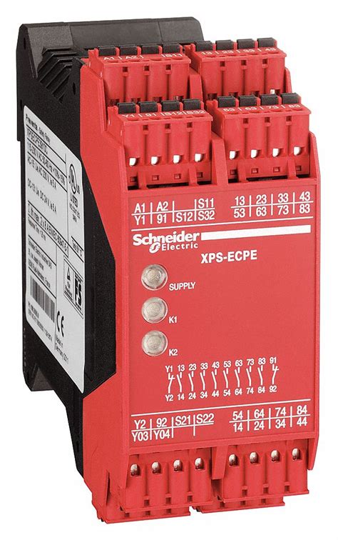 SCHNEIDER ELECTRIC Safety Relay Extension Module 24V AC DC 5A 300V 3A 24V 6 0 VA Number