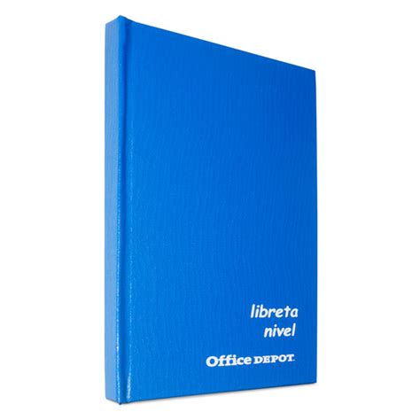Libreta Nivel Od Azul Office Depot Mexico
