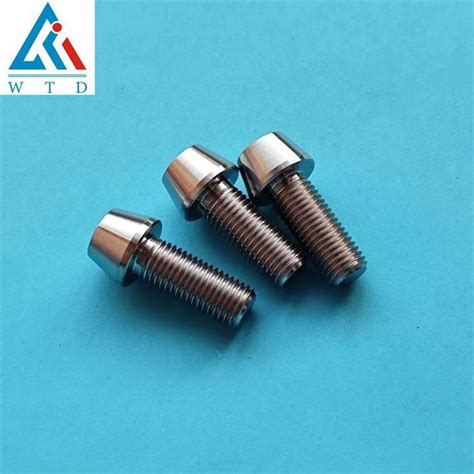 Customized Titanium Taper Socket Cap Head Screw Suppliers Manufacturers Factory Wholesale
