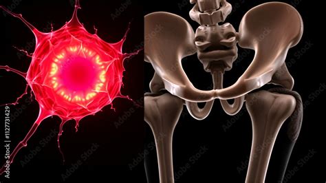 Tumor Cell With Hip Femur With The Ewings Sarcoma Gross Leg Bone Pain