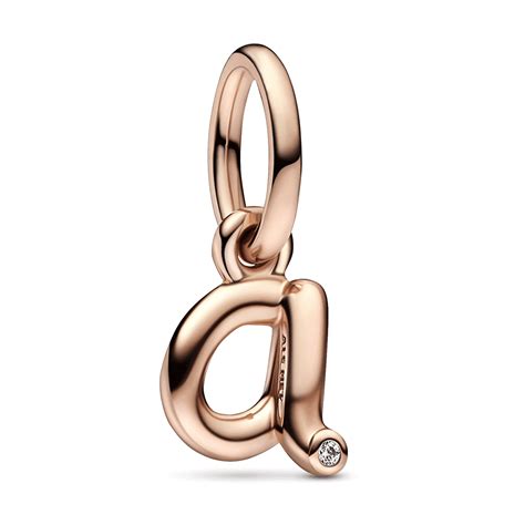 Pandora Letter A Script Alphabet Dangle Charm C Francis Gaye Jewellers