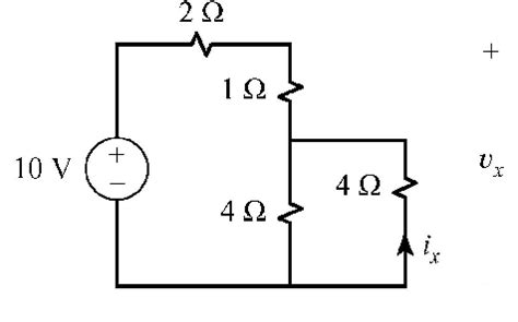 Solved Determine Vx And Ix In This Circuit Using The Circuit Chegg