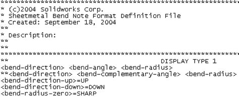 Sheet Metal Bend Line Notes Solidworks Help