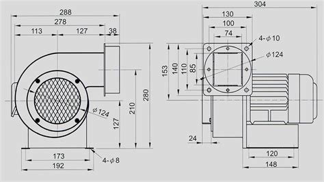 JSD 50M 2P 多翼式抽送風機 東元馬達