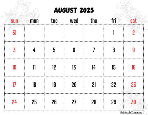 2025 Calendar Printable PDF With Holidays Template Free