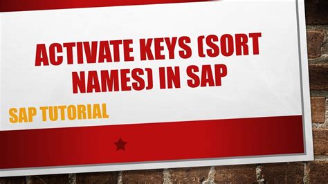 How To Make Sap Drop Down Menu Keys Visible And Sort Youtube