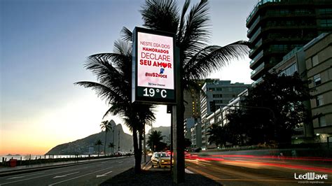 Painel De LED Para Propaganda Outdoor LedWave