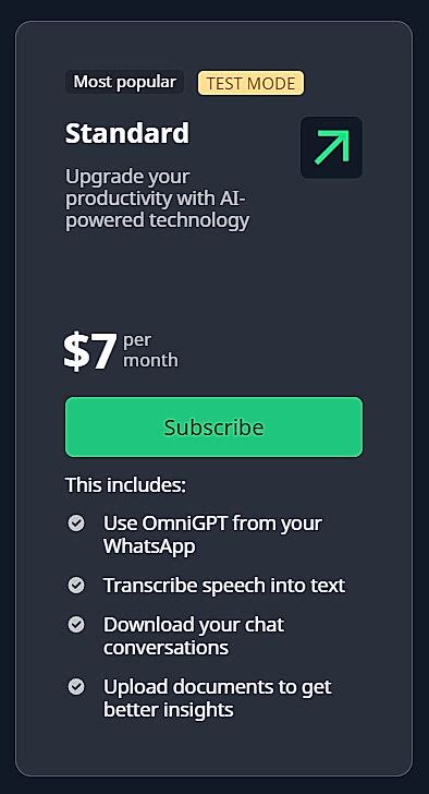 Omnigpt Pricing Cost And Pricing Plans