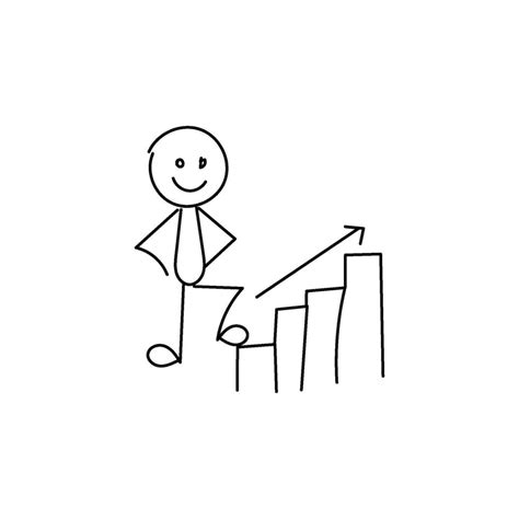 Funny Stickman Hand Drawn Style For Print 37043898 Vector Art At Vecteezy