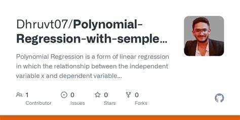 github dhruvt07 polynomial regression with semple data polynomial