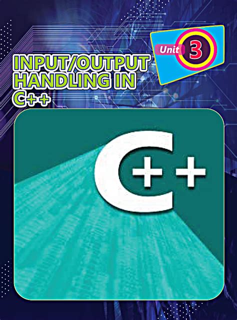 Education Is The Key To Success Unit 03 Inputoutput Handling In C