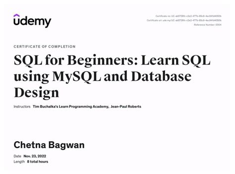 Chetna Bagwan On Linkedin Data Sql Database Skills Learning