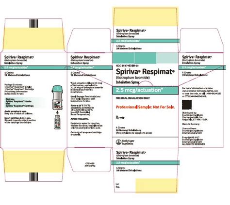 Spiriva Respimat Fda Prescribing Information Side Effects And Uses