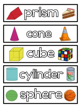 GEOMETRY VOCABULARY By MRS GROOMS ROOM Teachers Pay Teachers
