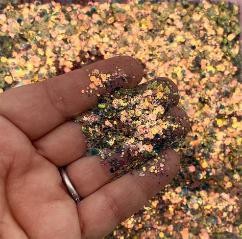 Antique Bronze Pixie Dust Assorted Shape Solvent Resistant Glitter Pi