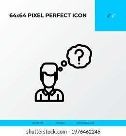 Problem Solving Solution Icon Concept Man Stock Vector Royalty Free Shutterstock