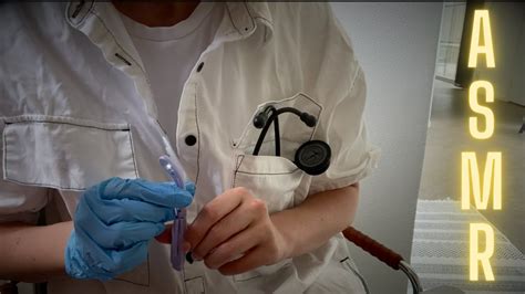 Cranial Nerve Exam L Ge Asmr Rollespil Med Visual Triggers Youtube