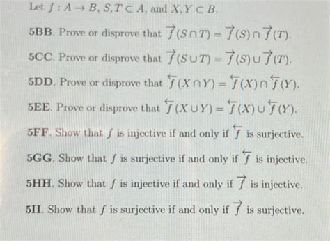 Solved Let Fa→bst ﻿subset Of A ﻿and Xy ﻿subset