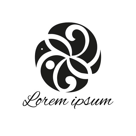 Shilhoutte Logo Design A Flower That Means Various Expressions