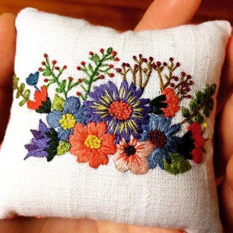 Curso Gratis Aprende Cómo Bordar Cojines A Mano Crewel Embroidery