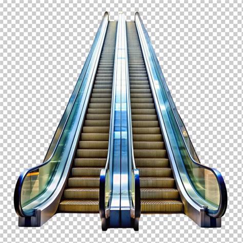 Escalator Front View Premium Ai Generated Psd