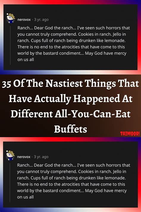 35 Of The Nastiest Things That Have Actually Happened At Different All