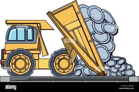 Unloading Truck Stock Vector Images Alamy